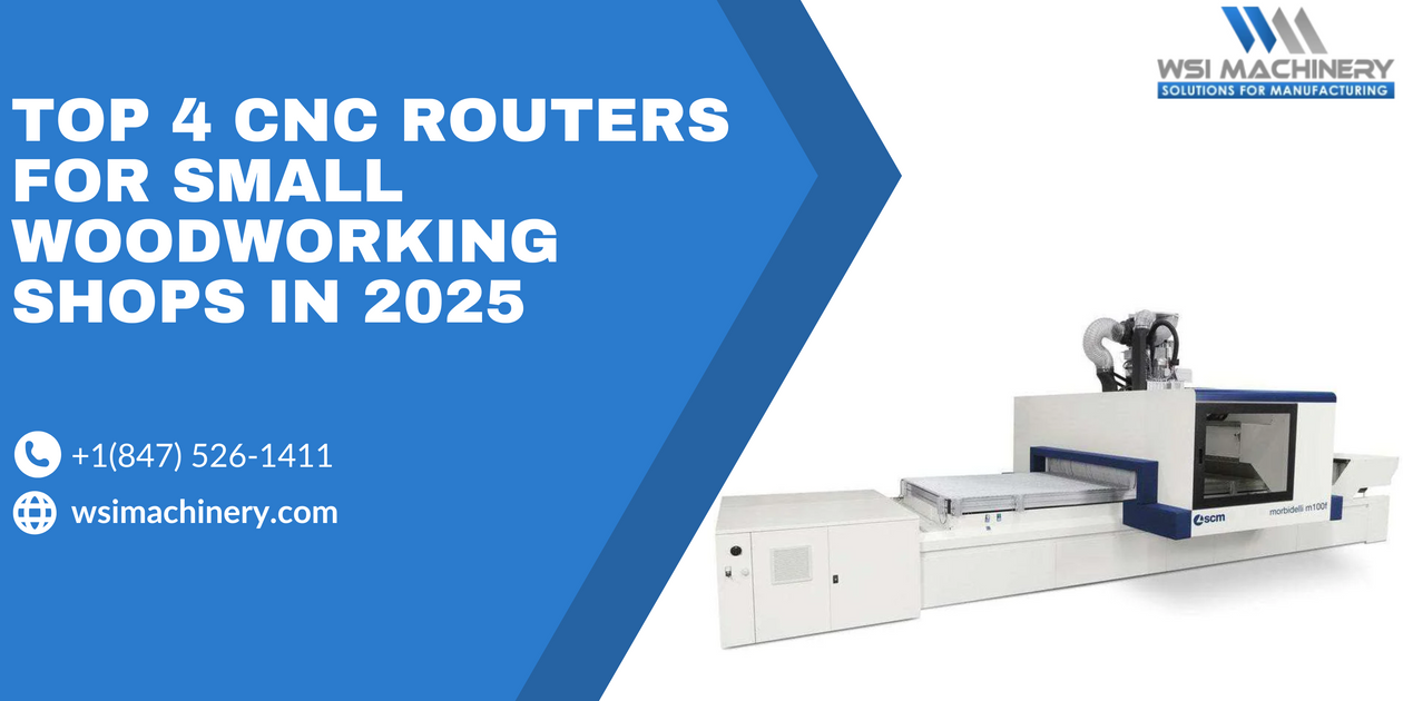 Top 4 CNC Routers for Small Woodworking Shops in 2025 — WSI Machinery