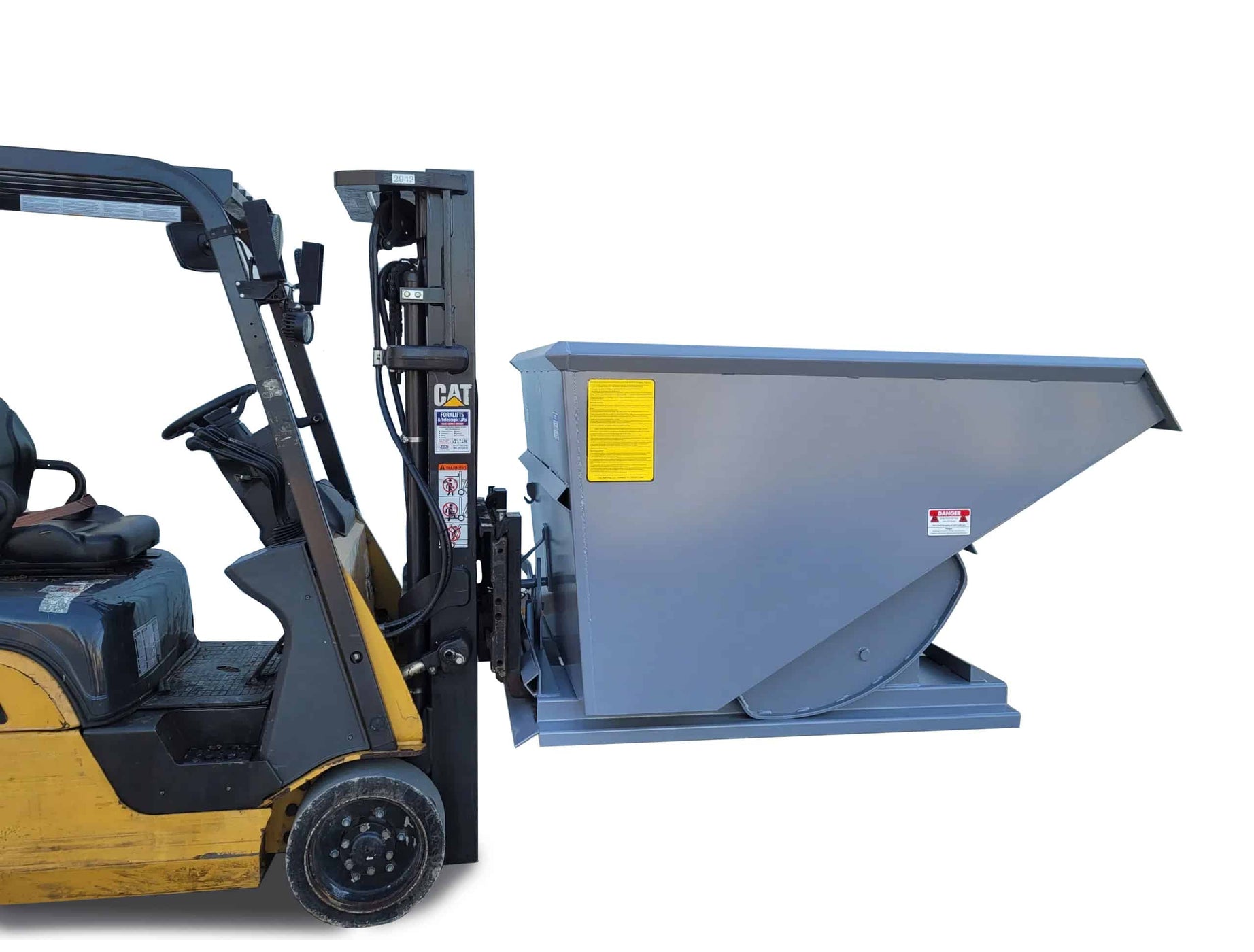 Iron Bull 2 Yard Heavy Duty Self Dumping Hopper 200G28QS — WSI Machinery