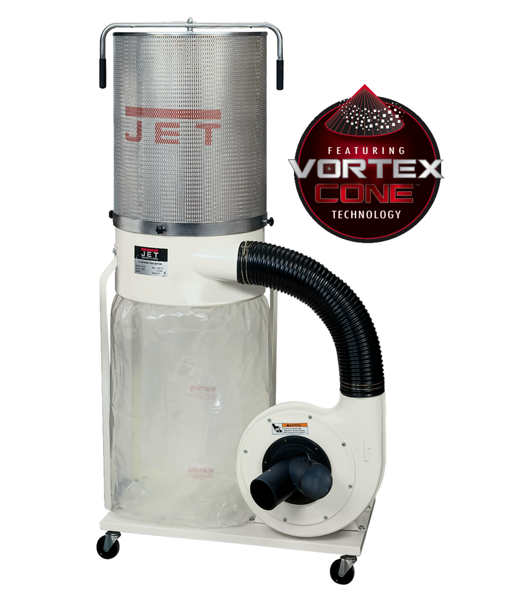 JET® Vortex Cone™ Portable Dust Collector - 2 Micron Canister Kit - 2HP ...