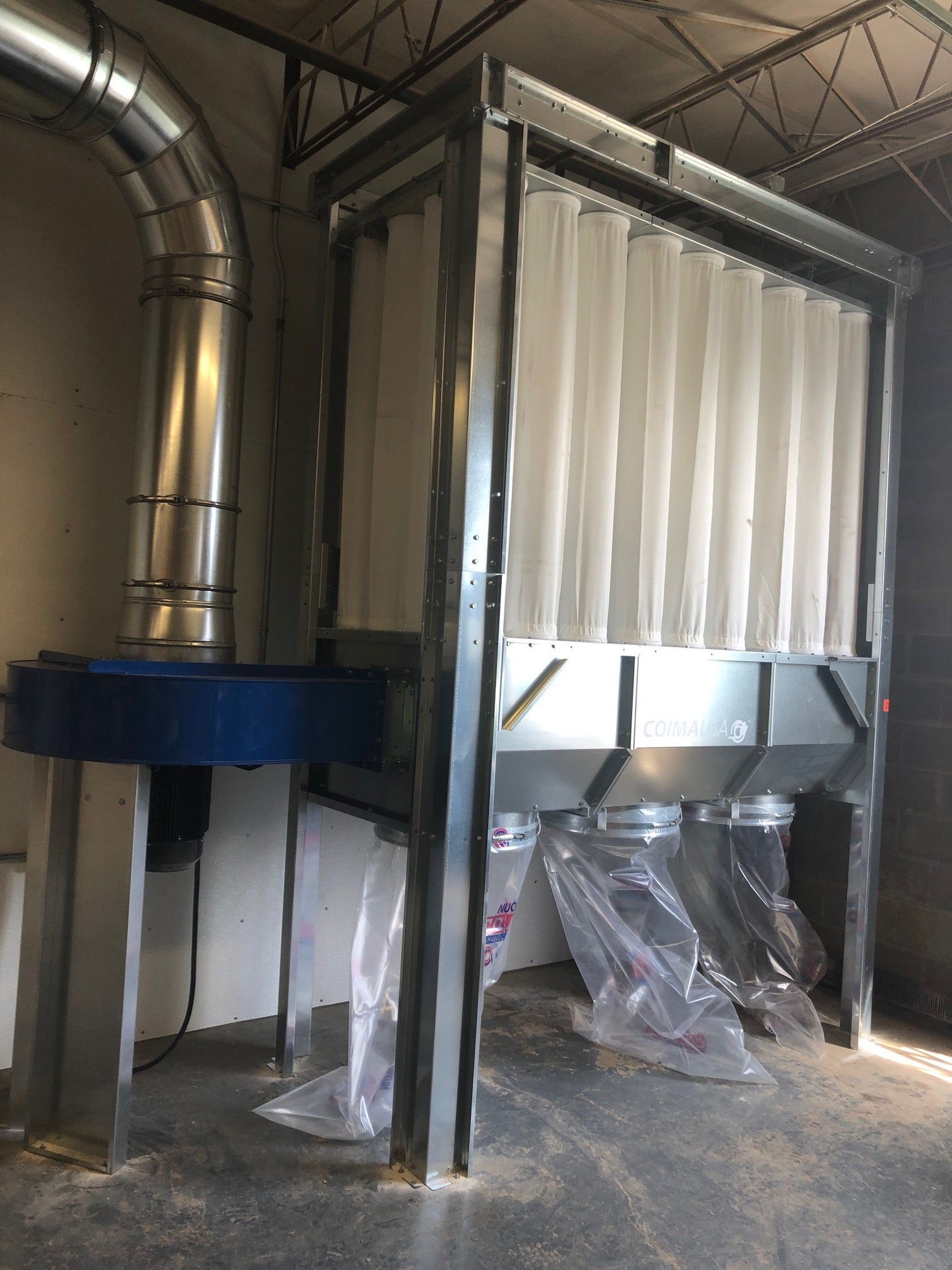 Industrial Negative Pressure Dust Collectors — WSI Machinery